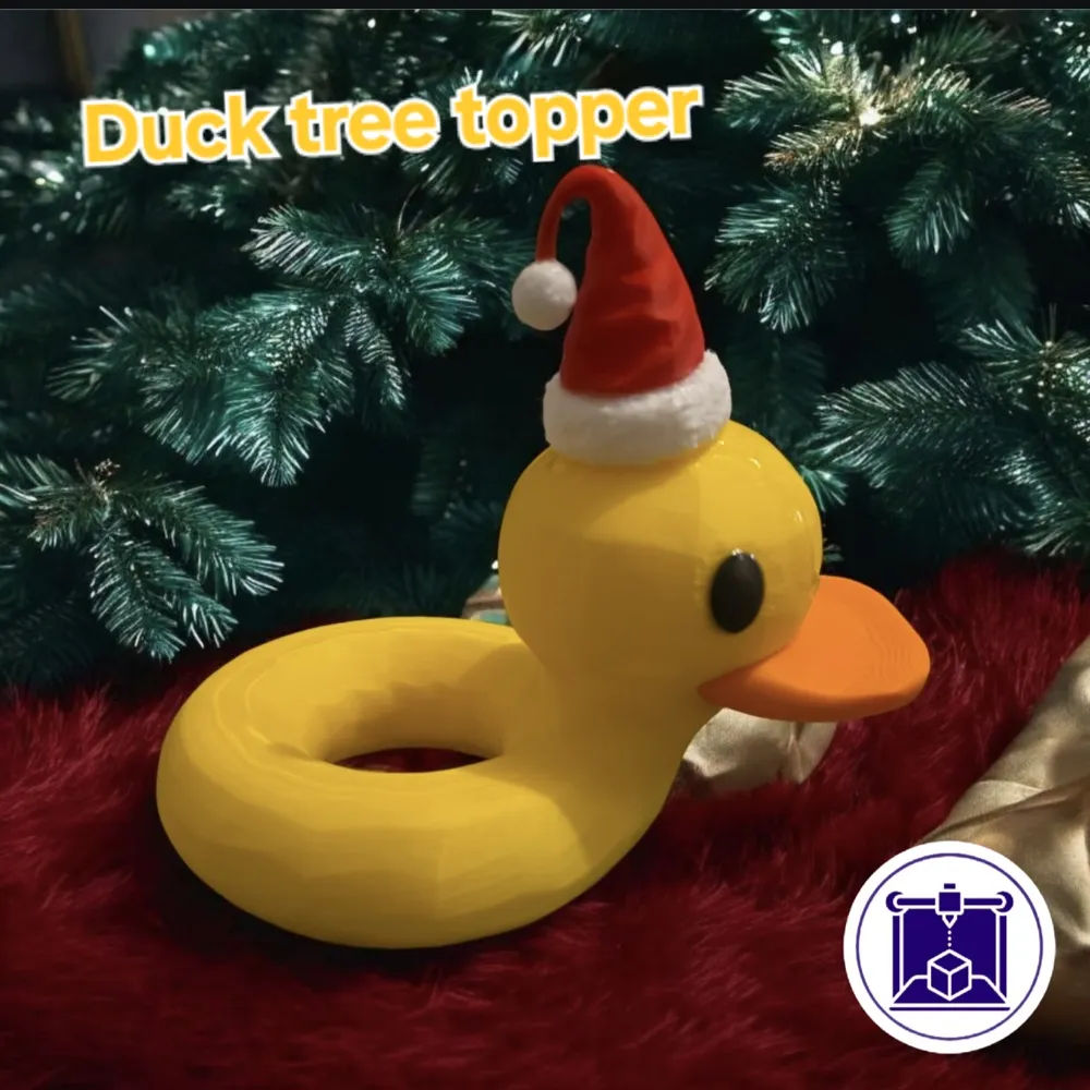 duck tree topper - Free 3D Print Model - MakerWorld