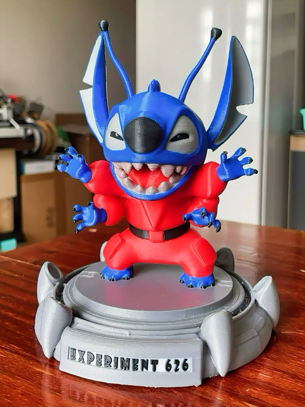 ANGRY STICH - Experiment 626 by 3DXAV MakerWorld: Download Free 3D Models