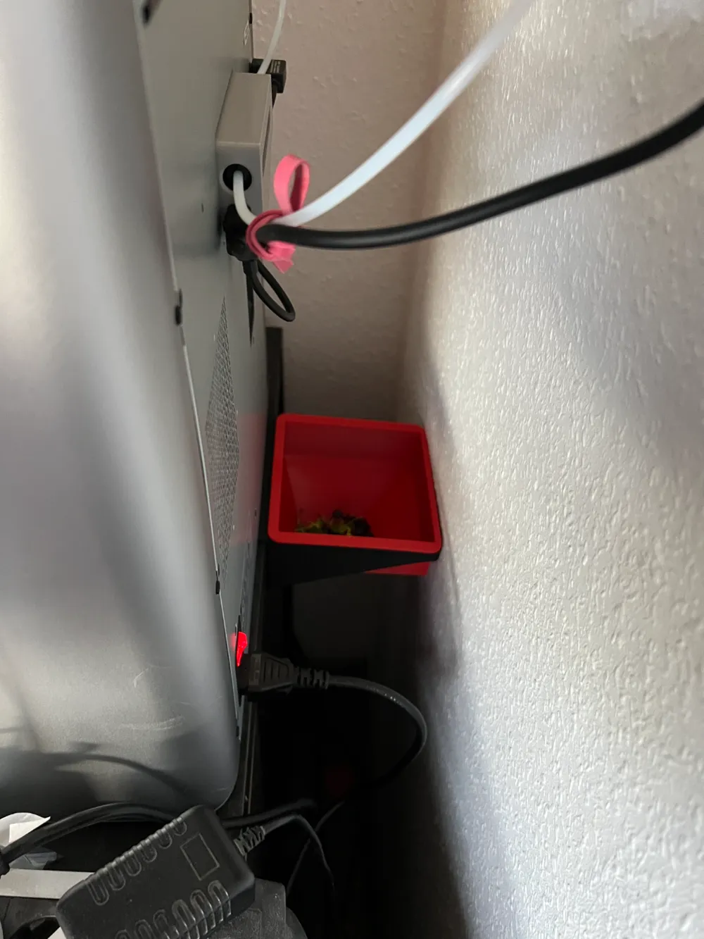 Poop Bin behind the Printer - Space saving by FBOrg@­DE-GG - MakerWorld