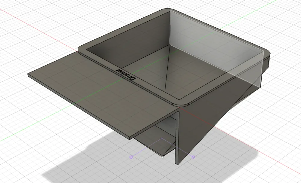 Poop Bin behind the Printer - Space saving by FBOrg@­DE-GG - MakerWorld