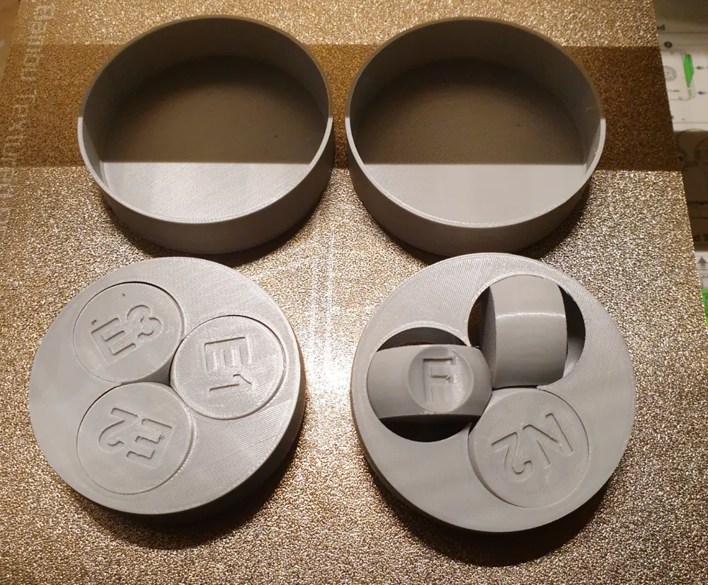 Geocaching Field Puzzle Remixed by TriBar - MakerWorld