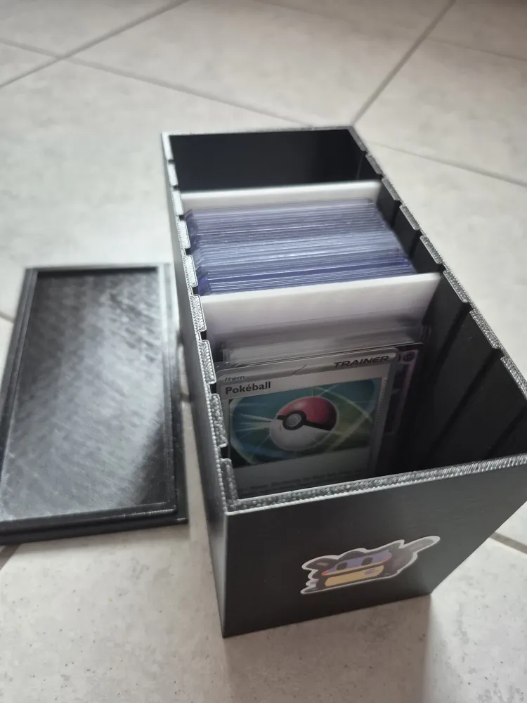Toploader/Sleeved Pokemon Card - Case - Free 3D Print Model - MakerWorld
