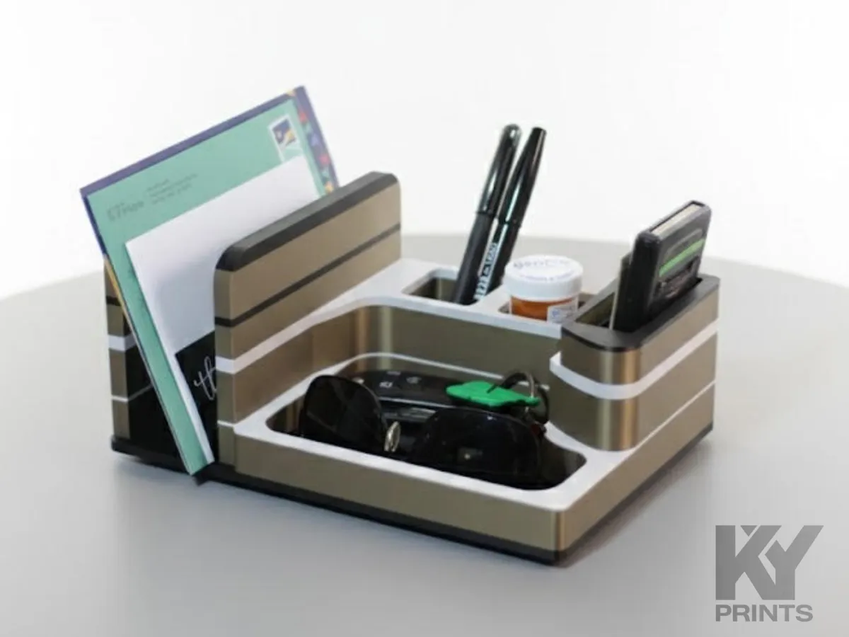 Modern Catch-All Organizer with Mail Slot - Free 3D Print Model ...