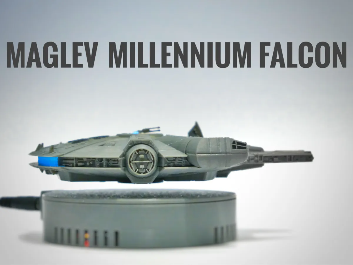 MagLev Millennium Falcon by DjangoCashflow MakerWorld: Download Free 3D Models