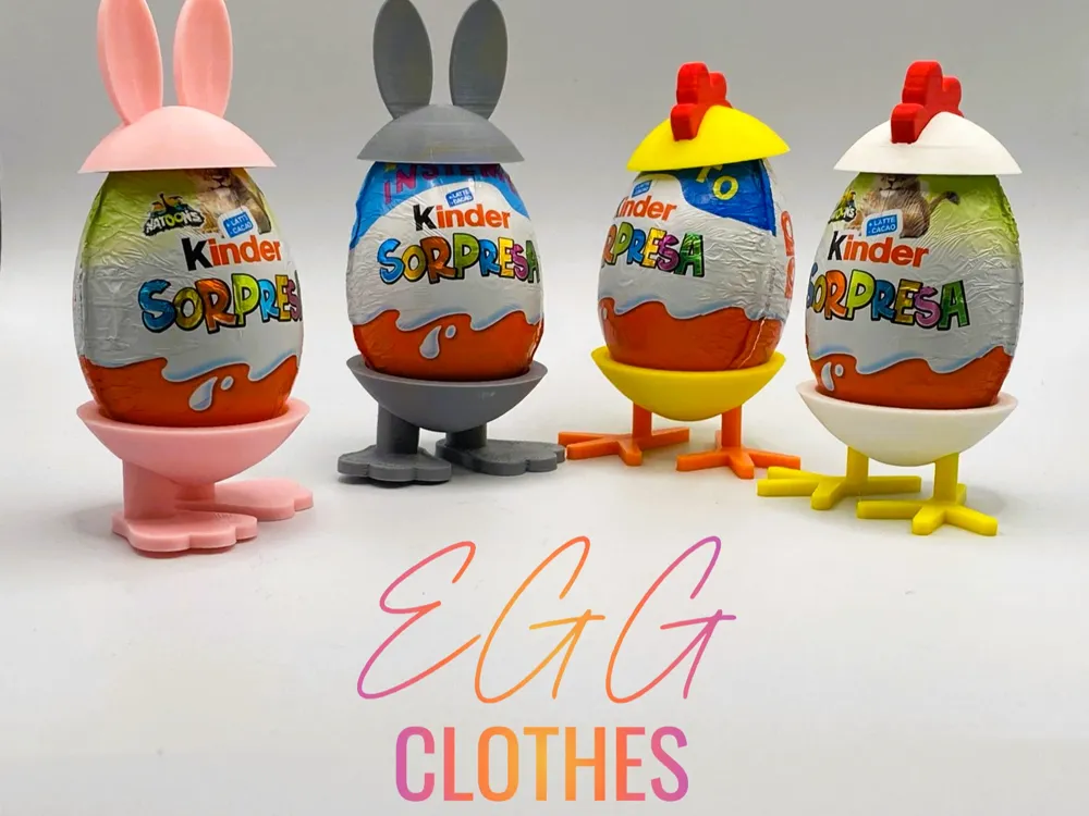 Funny egg clothes - Free 3D Print Model - MakerWorld