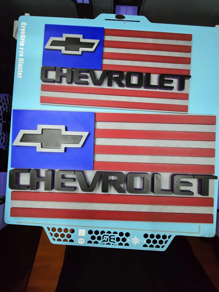 Chevrolet Flag - Free 3D Print Model - MakerWorld