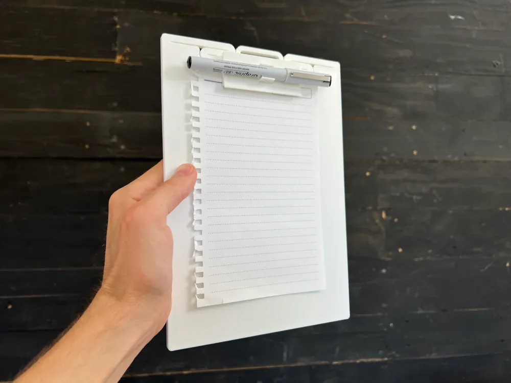 Print in Place Clipboard 2.0 by Luke Edwin - MakerWorld
