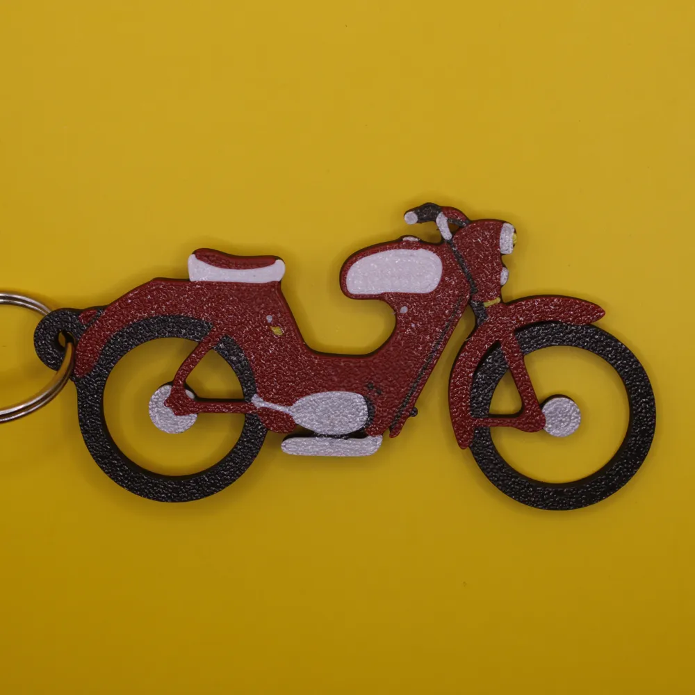 Motorcycle keychain Jawa 50/551 jawetta by Vize3Dtisku - MakerWorld