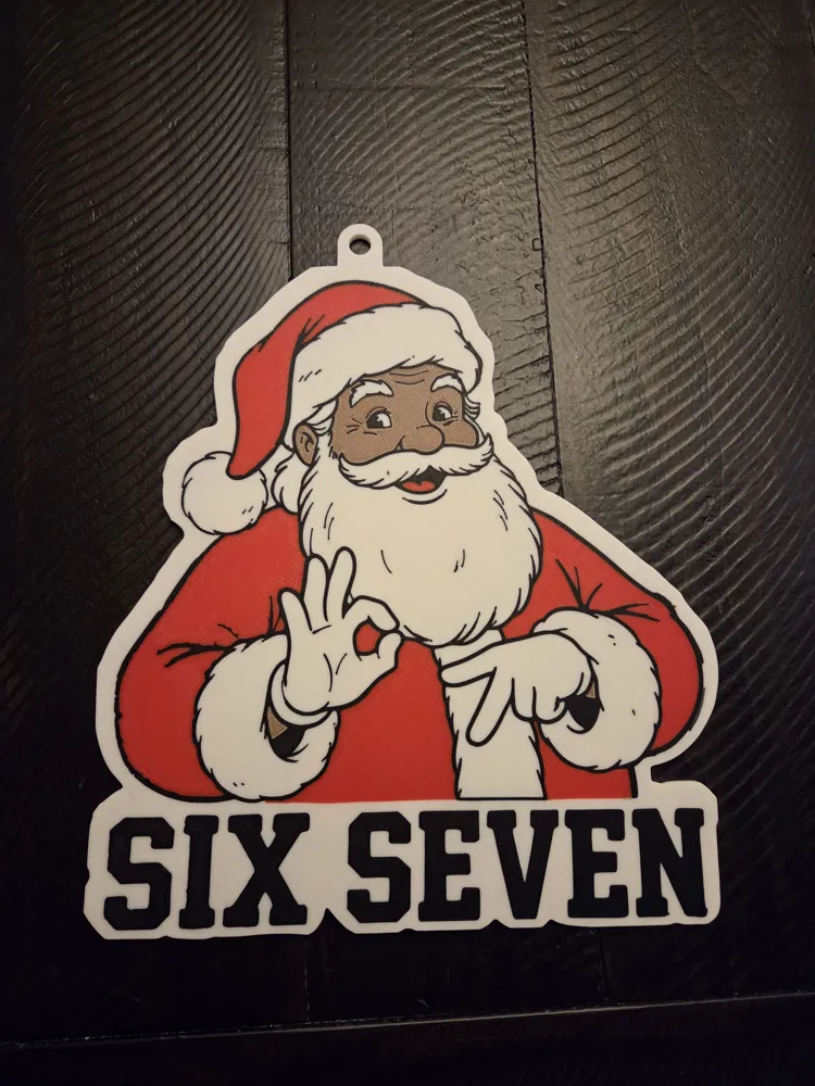 Papai Noel 67 Placa de Natal por KS1AV1 MakerWorld: Baixe modelos 3D ...