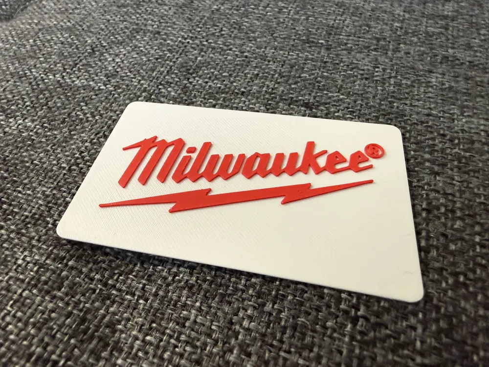 Systainer Label Card – Milwaukee Logo by Sgt.Komander MakerWorld ...