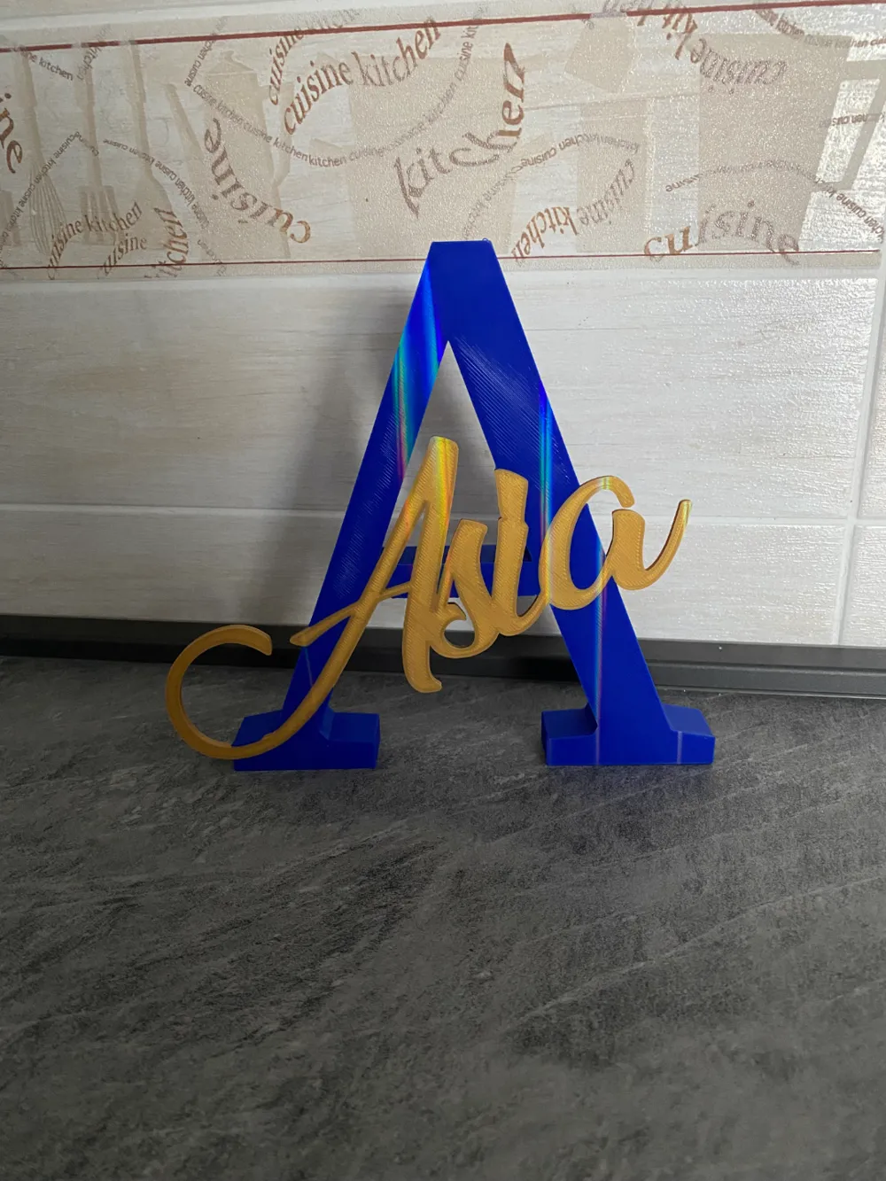 3D letter with name by dronix MakerWorld: Download Free 3D Models
