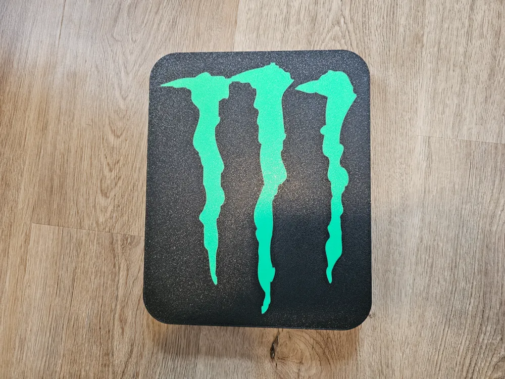 Monster Energy LED Lightbox Sign by Fast3D MakerWorld: Download Free 3D ...