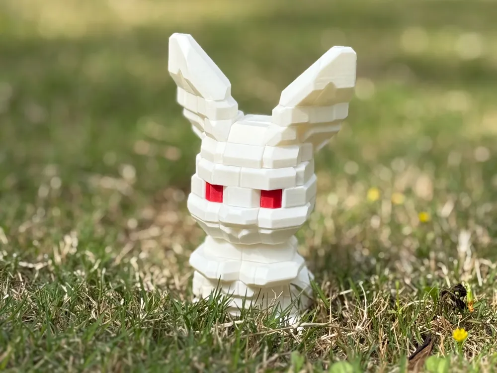 Cute Bunny Building Blocks可爱兔子积木 by MingGY MakerWorld: Download Free 3D Models