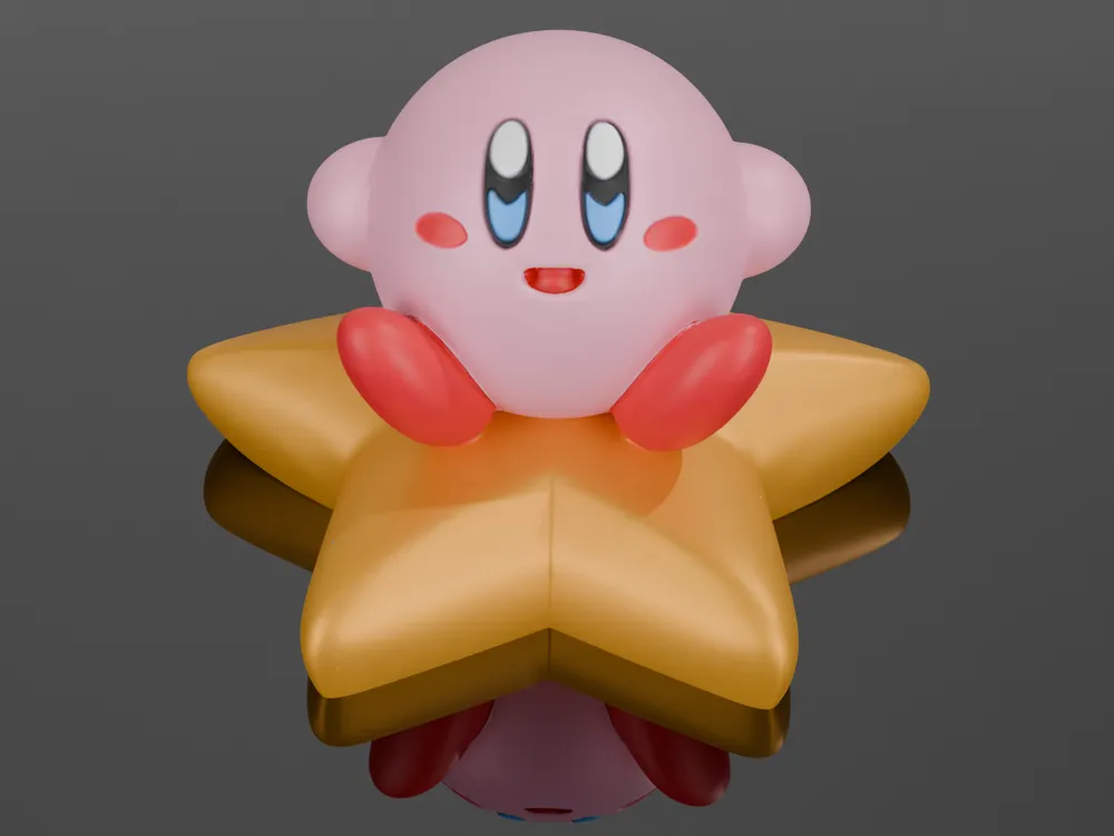 Modelo 3d De Kirby 🎨 Modelo Kirby・Archivo 3D Gratis Para ・Cults