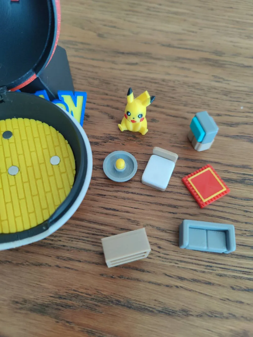 Pokeball clicker with furniture by AtnZ MakerWorld: Download Free 3D Models