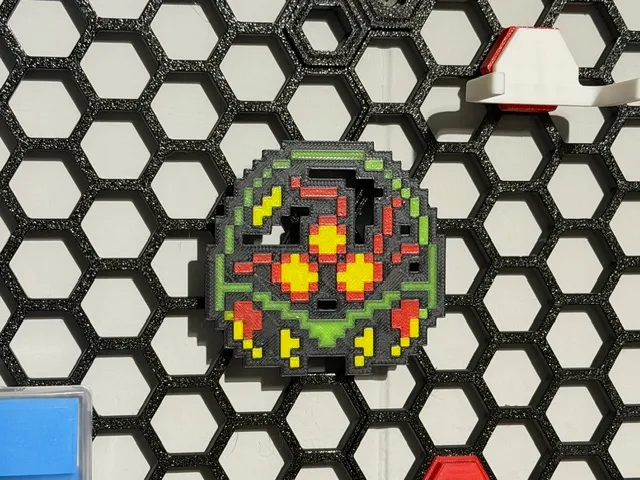 Metroid Pixel Honeycomb Storage Wall HSW Art Remixed by cmcraig2 ...