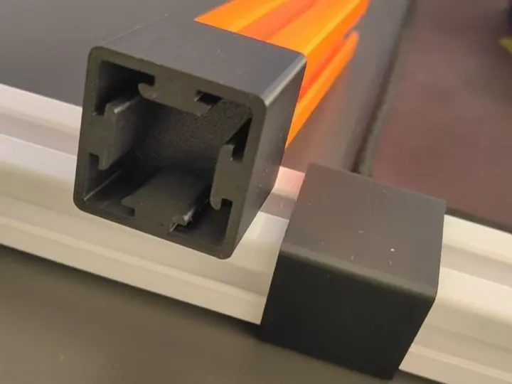 Two sizes of 2020 and 3030 aluminum profiles, straight connectors ...