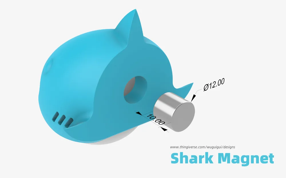 Shark Magnet by wuguigui - MakerWorld
