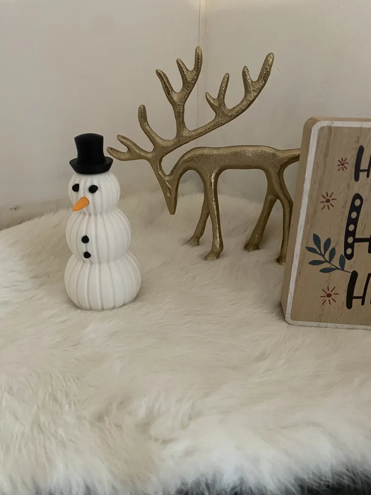 Snowman Money Gift Holder/Christmas Surprisegadget - Free 3D Print ...