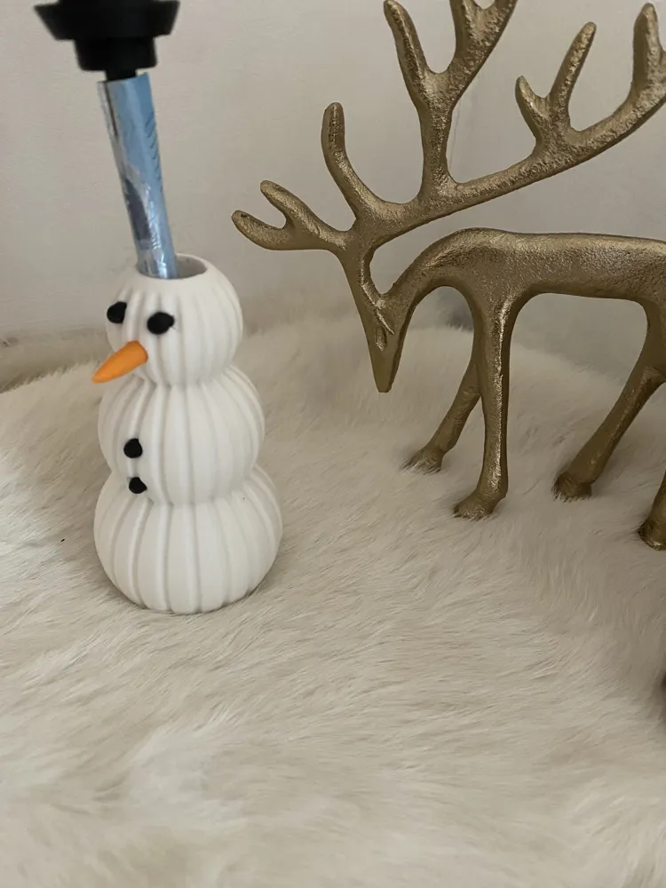 Snowman Money Gift Holder/Christmas Surprisegadget - Free 3D Print ...