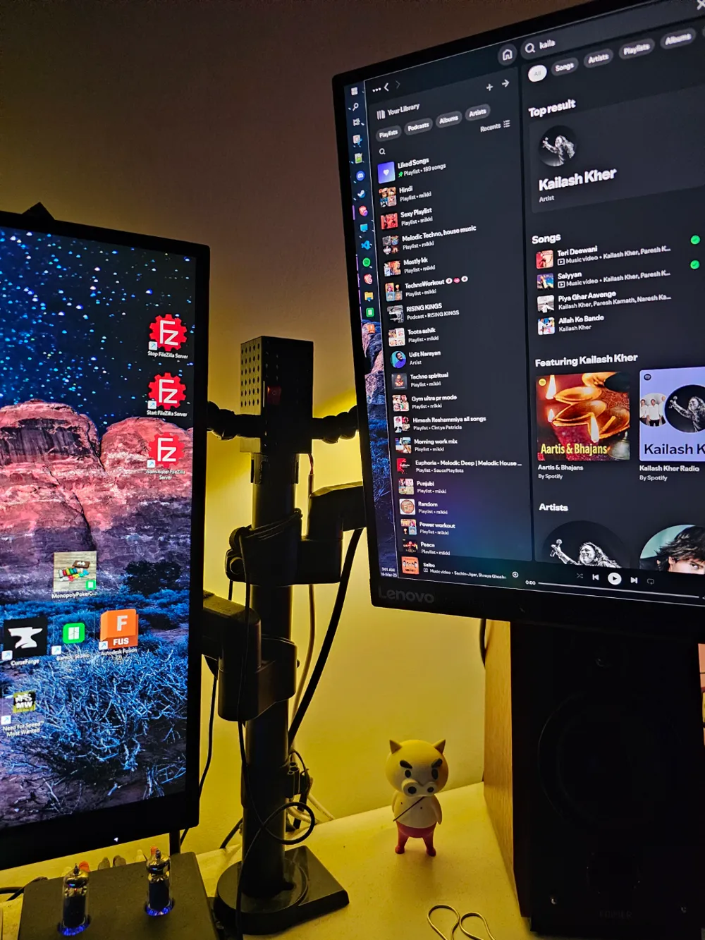 Monitor backlight with fully adjustable arms by Mayank - MakerWorld