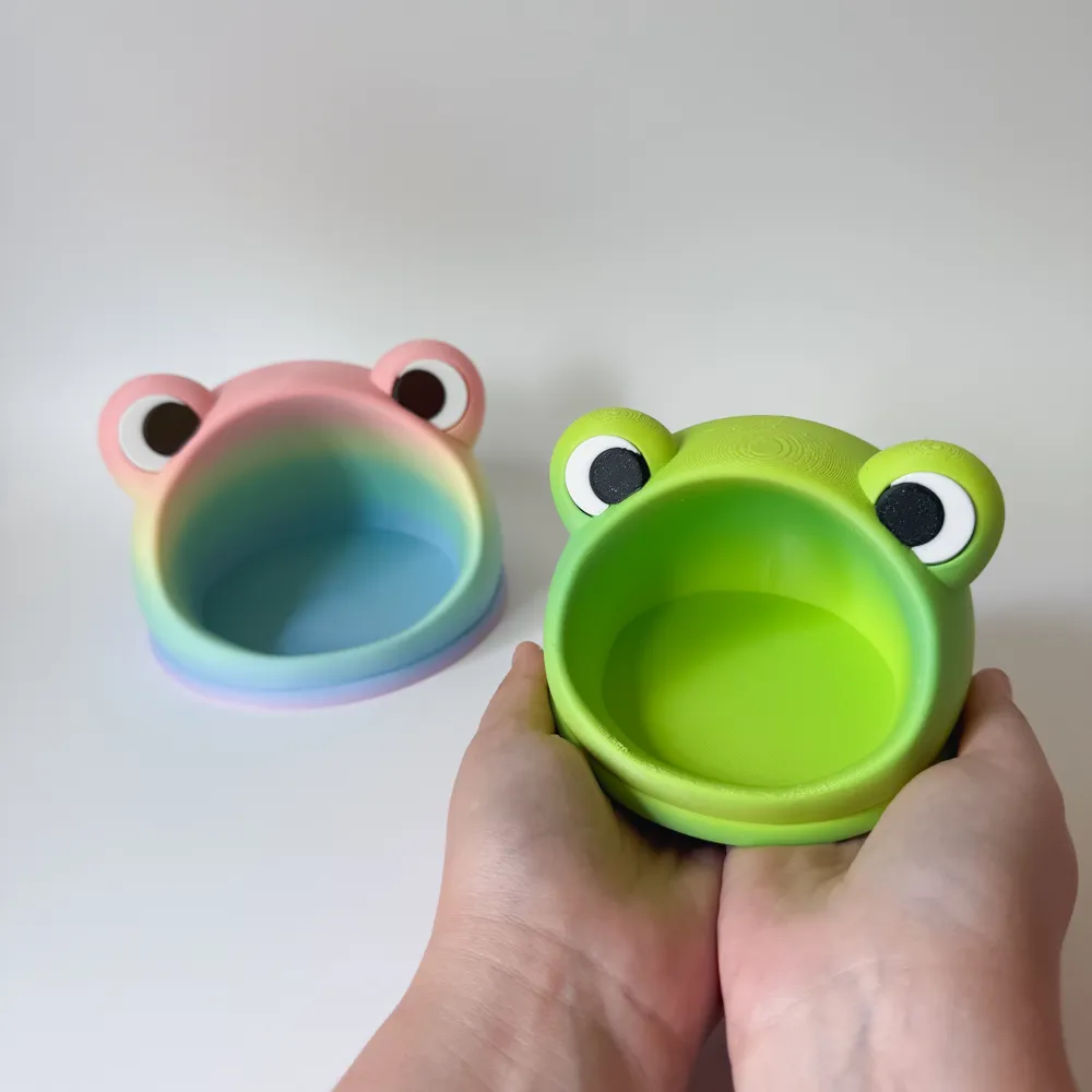 Froggy Catch all Dish by Layersingreen MakerWorld: Download Free 3D Models