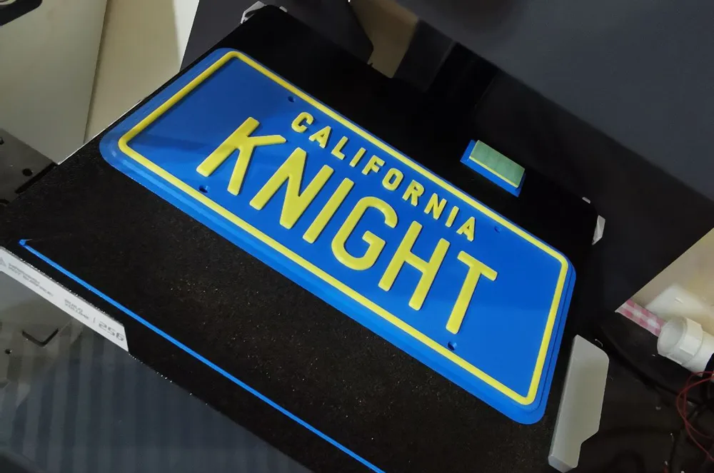 Knight Rider Plate by Upcrid - MakerWorld