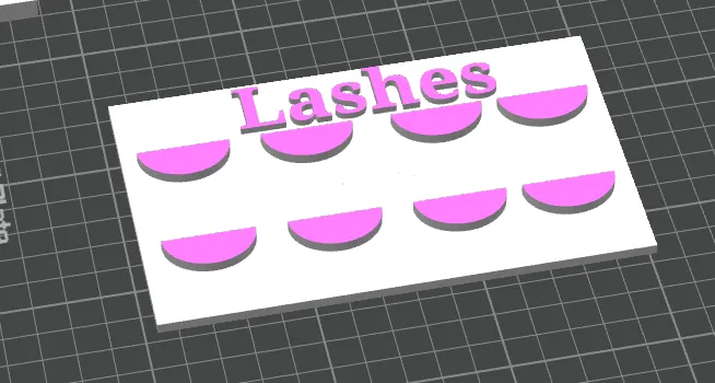 Lash holder tray - Free 3D Print Model - MakerWorld