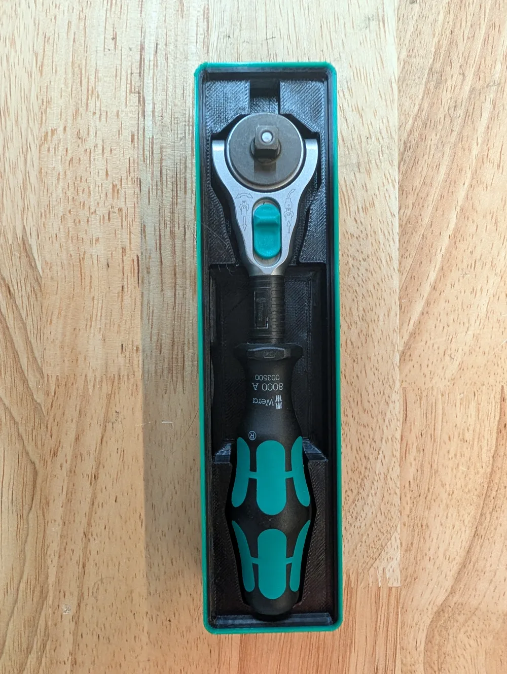 Gridfinity Wera Zyklop 1/4" Ratchet Cutout - Free 3D Print Model ...