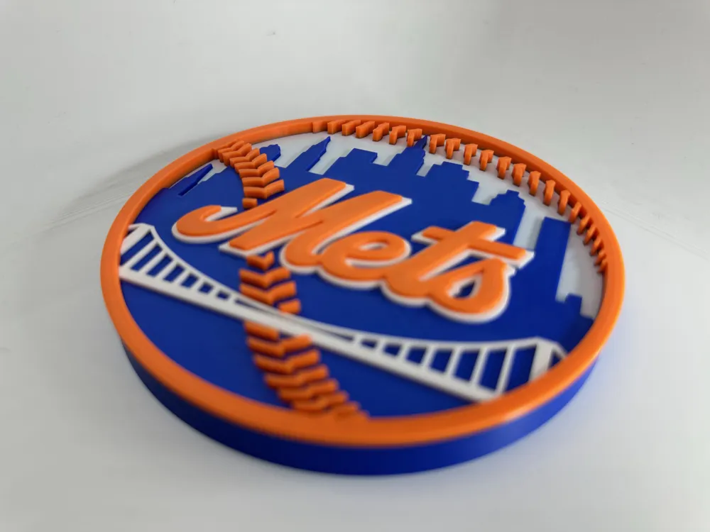 New York Mets Logo 1999 by ABeezy13 MakerWorld: Download Free 3D Models