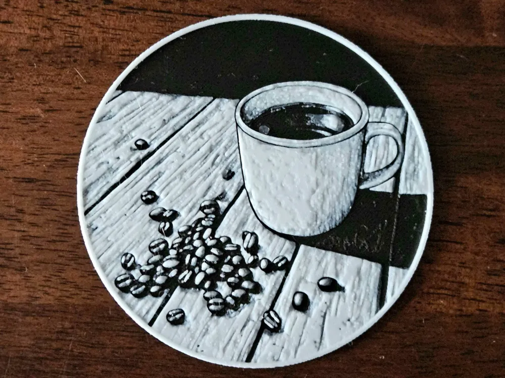 Coffee Coaster by Yandalf - MakerWorld