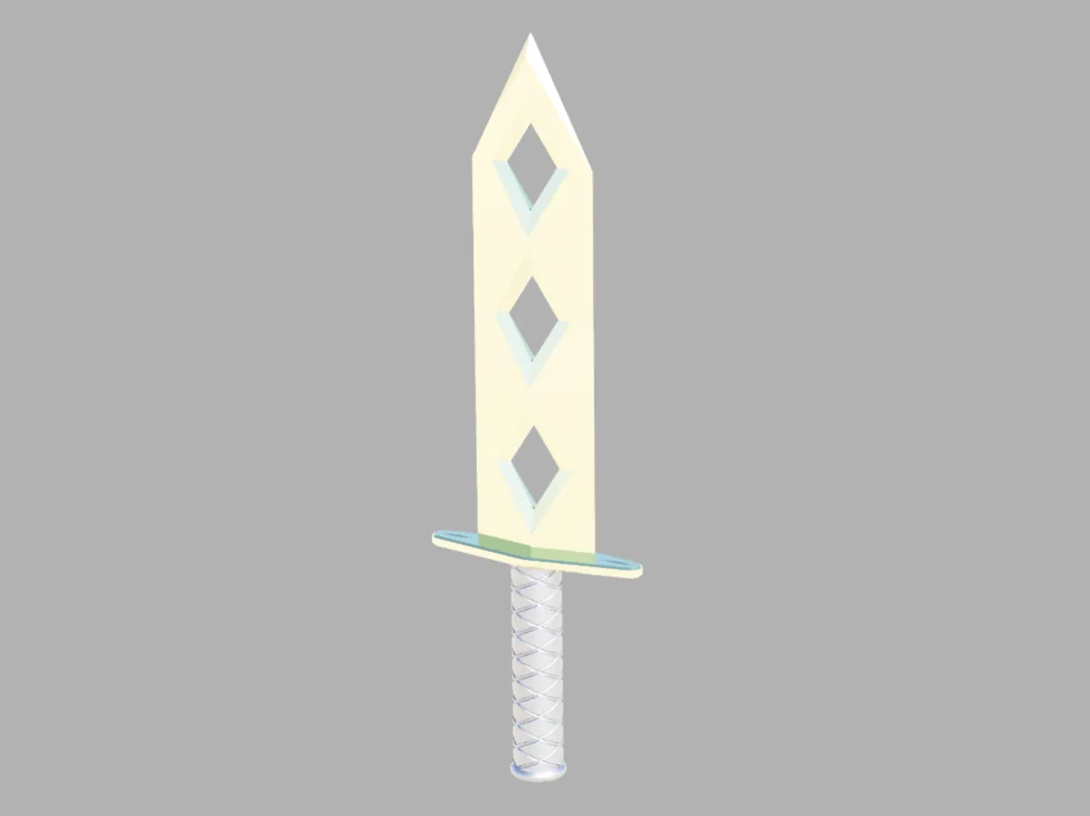 Caleb the highlander's golden sword - Free 3D Print Model - MakerWorld