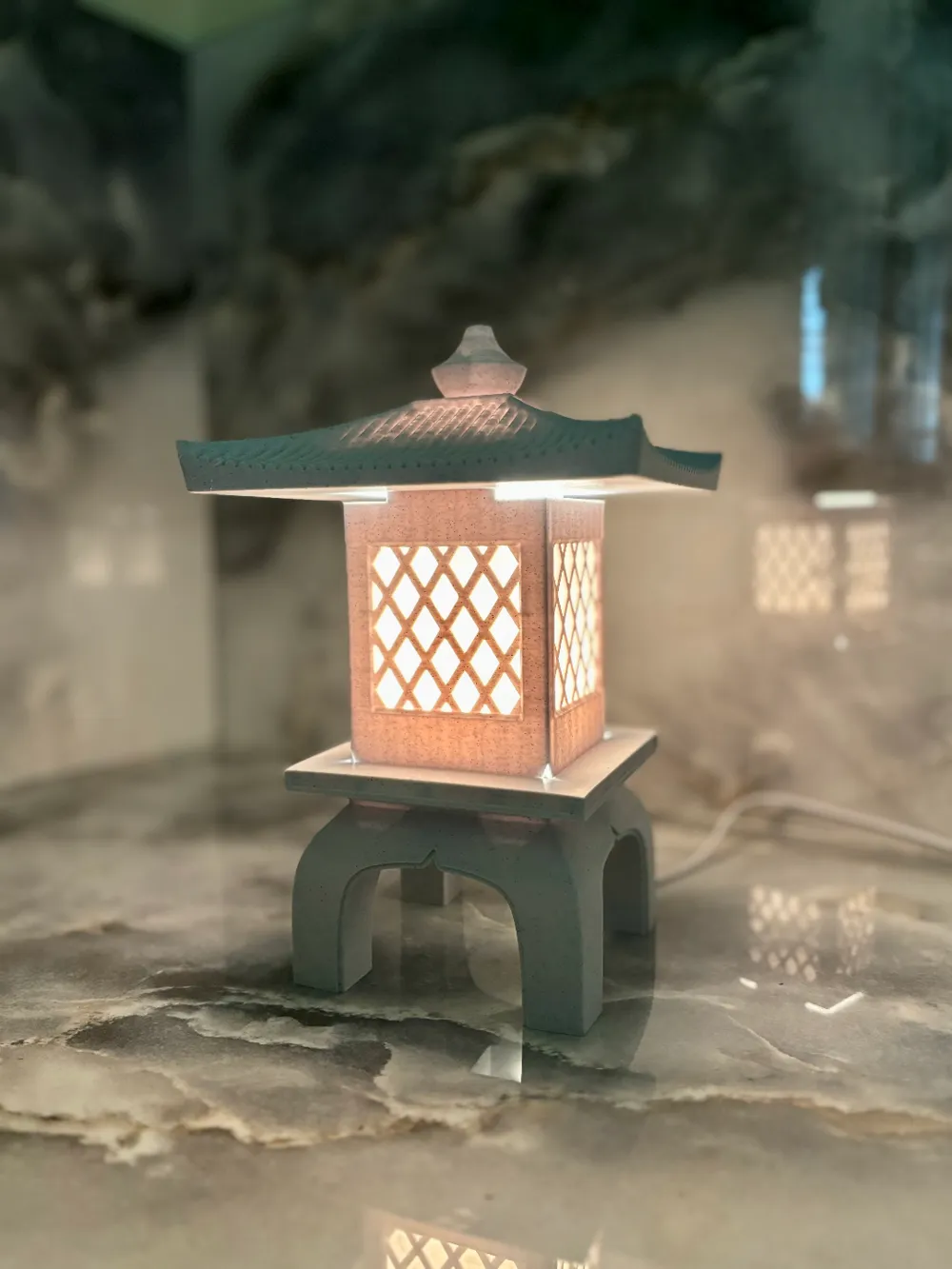 Japanese lantern LED Lamp Kit-001 Remixed by Cj 3DPRINT - MakerWorld