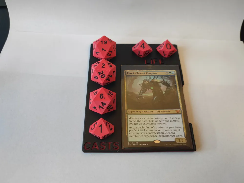 MTG Commandzone witch custom D10 and D20 Dice by OFF5PRING MakerWorld: Download Free 3D Models