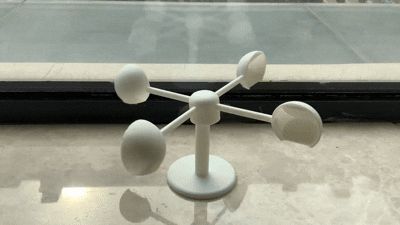 Mini Anemometer (One Hour) - Free 3D Print Model - MakerWorld