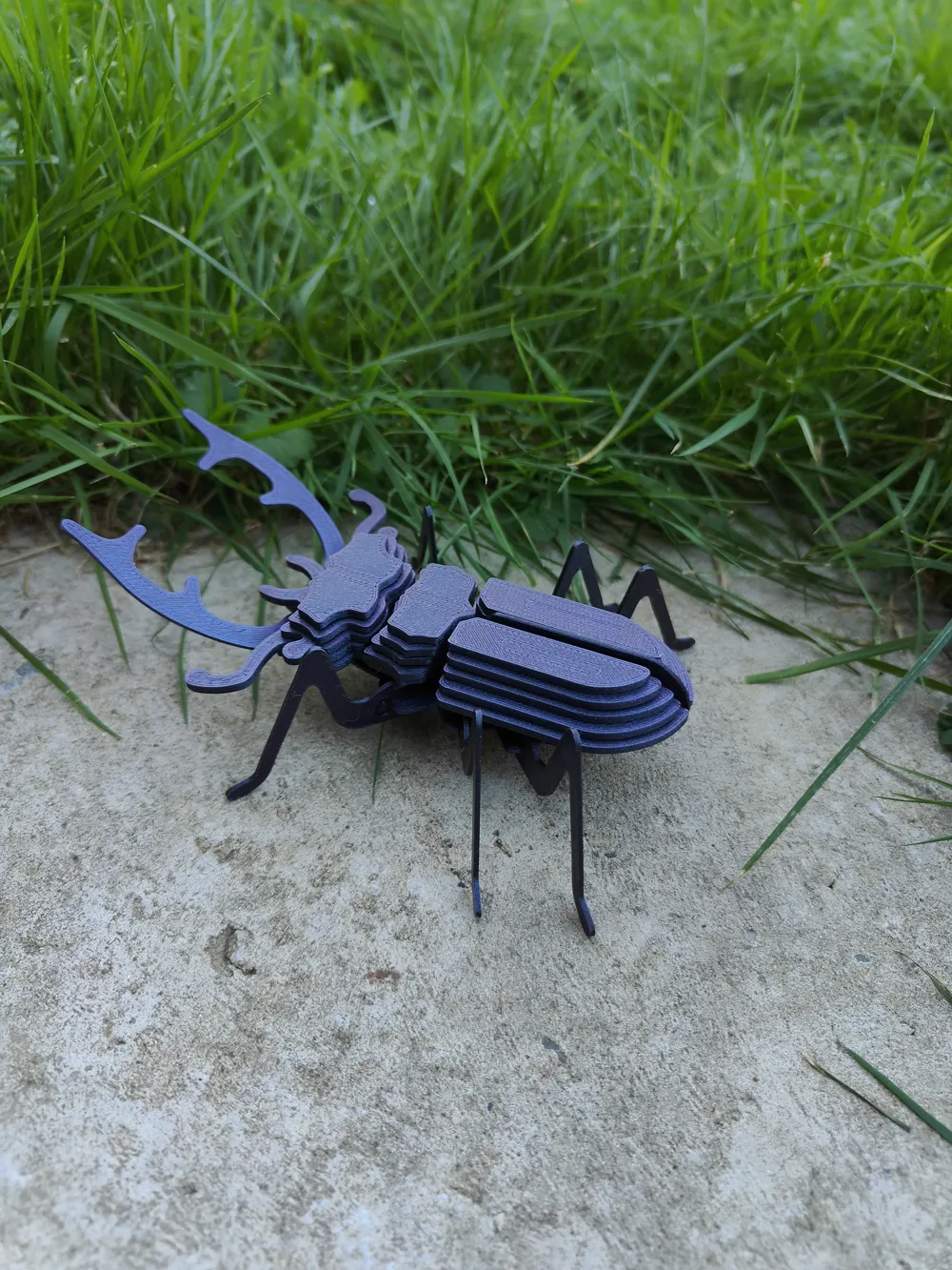 Stag Beetle Buildable Animal Figure by The Crafty Maker - MakerWorld