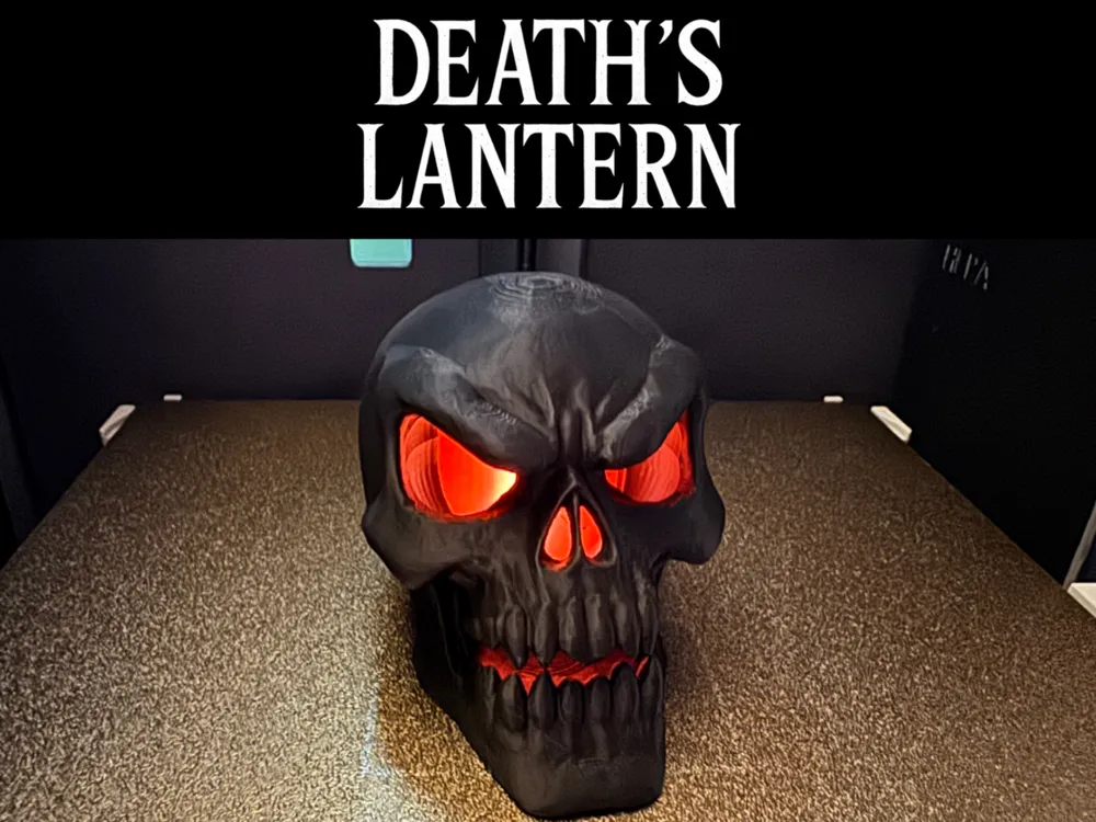 Death’s Lantern – Interchangeable Skull Light - Free 3D Print Model ...