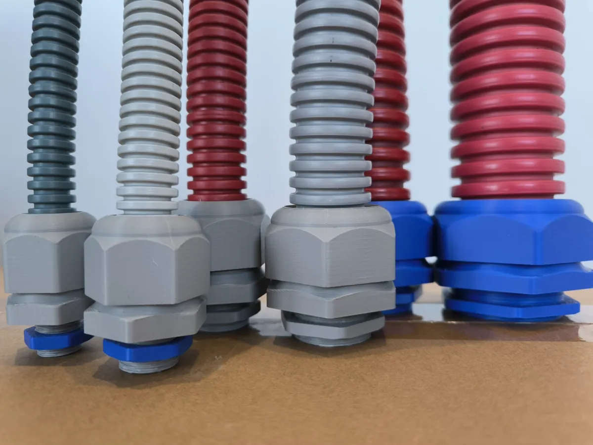 Screw Lock Flexible Pipe Gland - Free 3D Print Model - MakerWorld