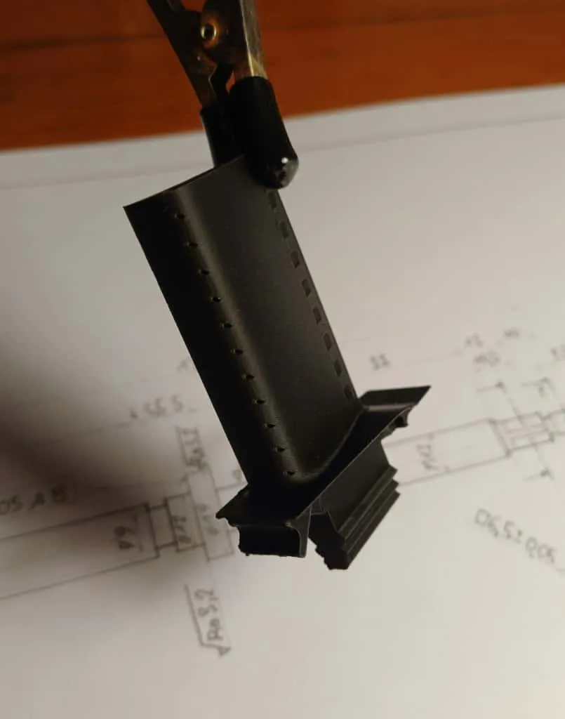 Turbine Blade JET ENGINE - Free 3D Print Model - MakerWorld