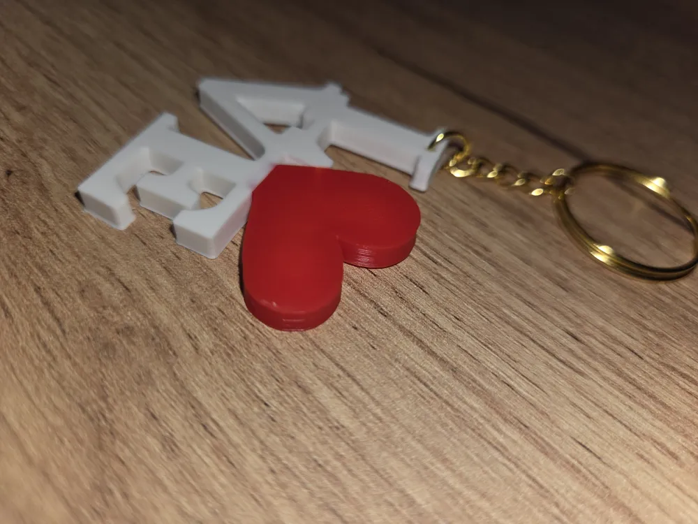 Chaveiro Amor Dia dos Namorados - Modelo gratuito para impressão 3D ...