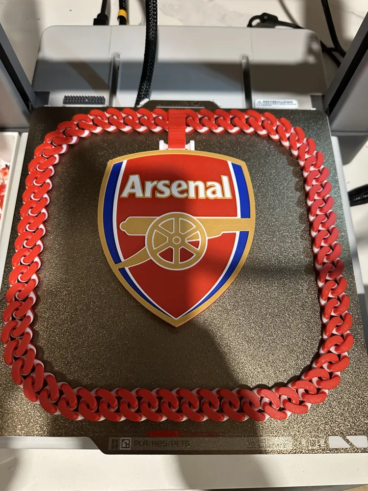 Arsenal FC Chain - Free 3D Print Model - MakerWorld