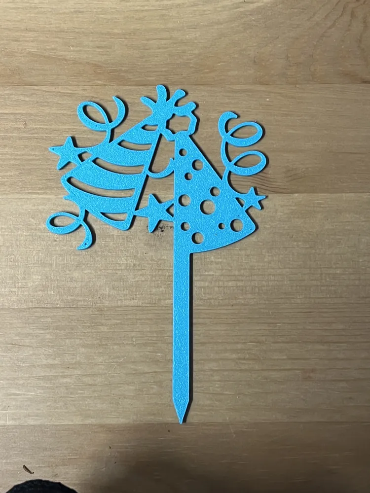 cake topper - Free 3D Print Model - MakerWorld