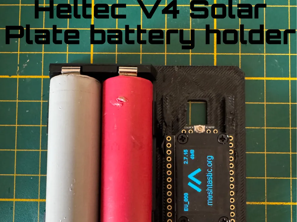 Heltec V4/V3 Battery holder - Free 3D Print Model - MakerWorld