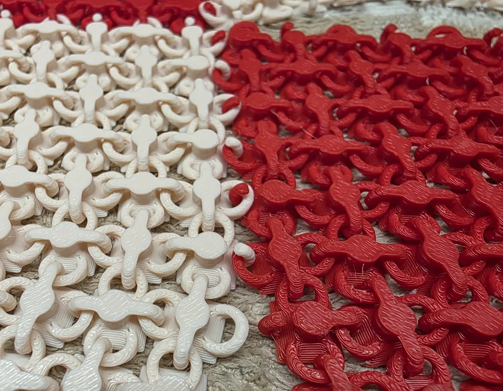 Snap Fabric System Interlocking Cloth - Free 3D Print Model - MakerWorld
