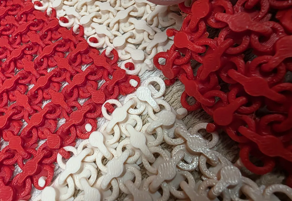 Snap Fabric System Interlocking Cloth - Free 3D Print Model - MakerWorld