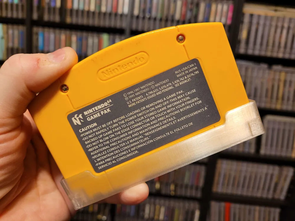 Nintendo 64 Game Dust Cover by ultrajaxel - MakerWorld