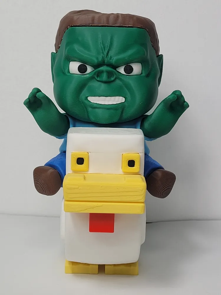 Chicken Jockey! by BCLayerWorks MakerWorld: Download Free 3D Models