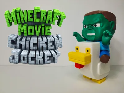 CHICKEN JOCKEY by StevieWanderMakerWorld: Download Free 3D Models