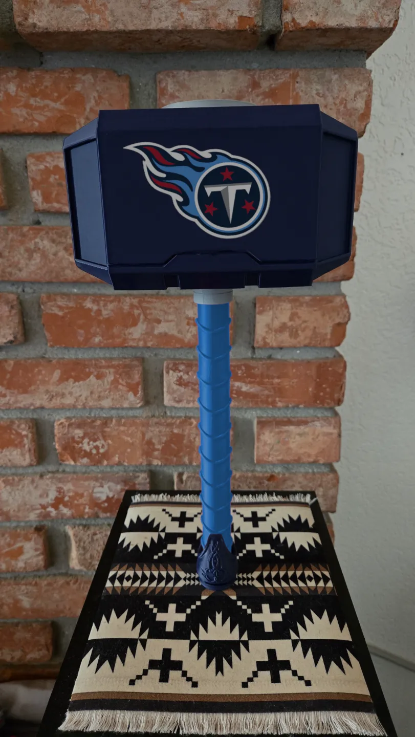 Tennessee Titans Thors Hammer Remixed by Cosmic Prints MakerWorld ...