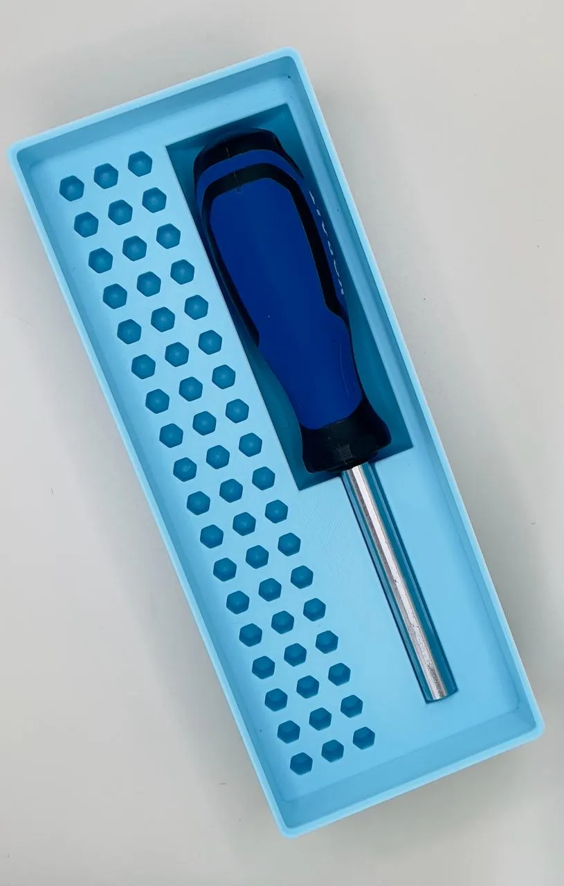 Gridfinity Socket Screwdriver Bin by thingamajig - MakerWorld